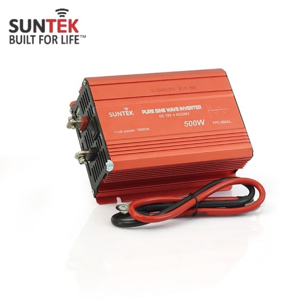 Bộ đổi nguồn 12V sang 220V SUNTEK Pure sin wave inverter 12V/1500W